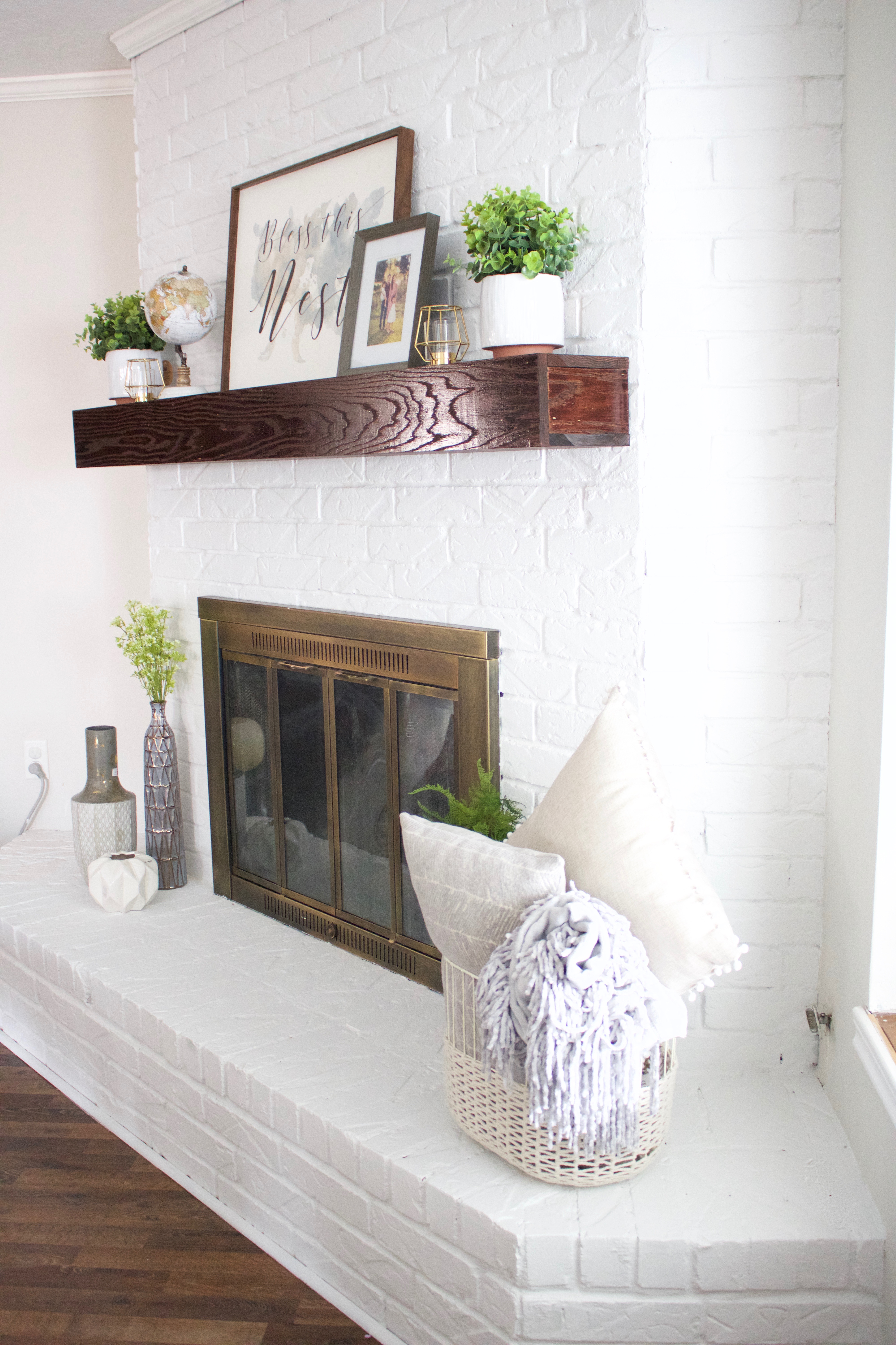 easy ways to update fireplace - A Beautiful RAWR easy ways to update fireplace - A Beautiful RAWR